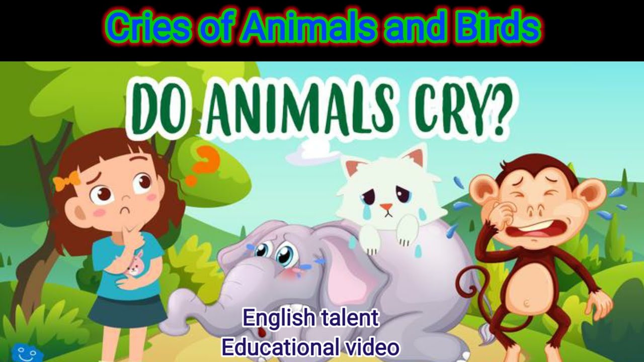 Write Cries of Animals and birds | learn cries of Animals and birds ...