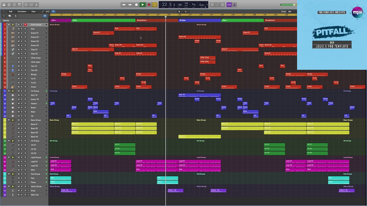Pop Logic Pro Template Pitfall - YouTube