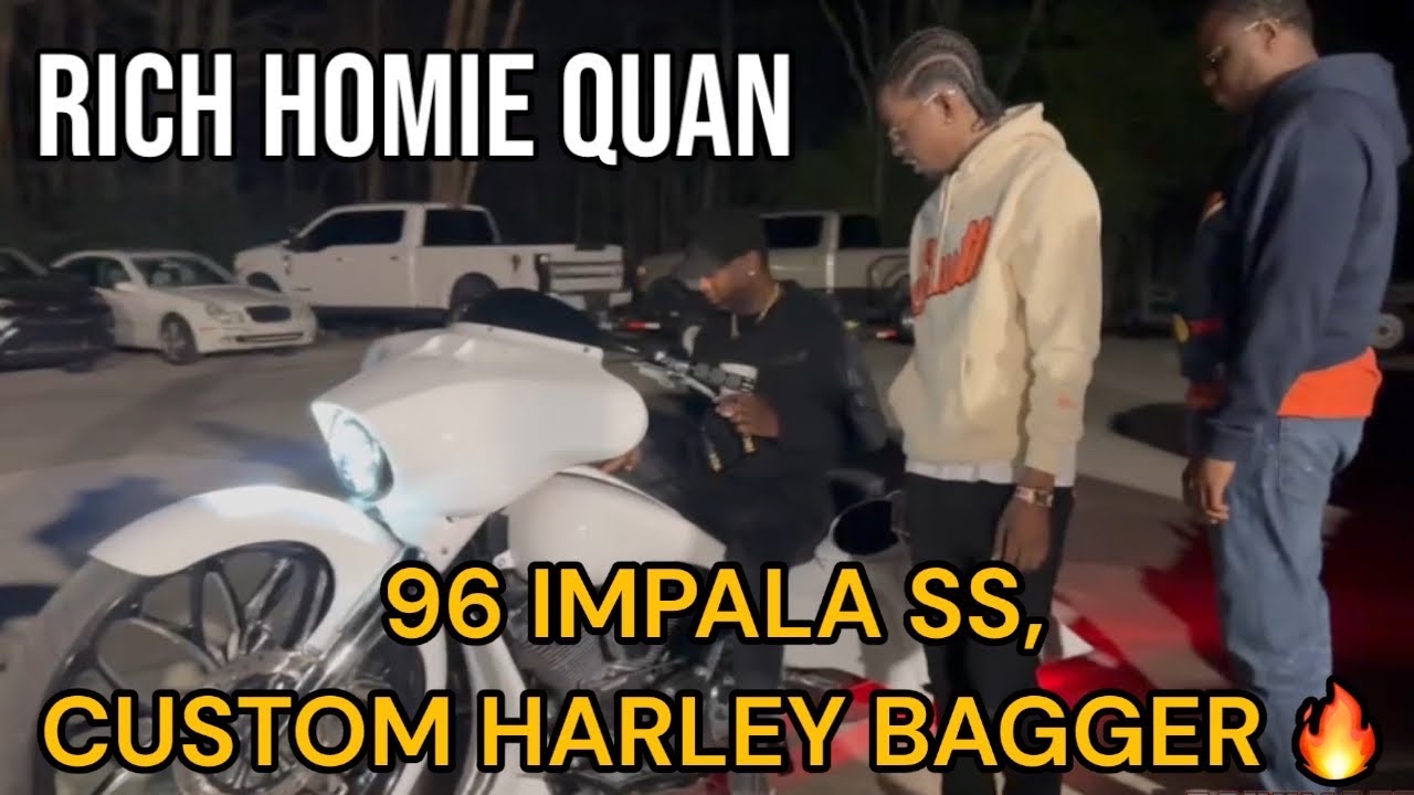 Rich Homie Quan stamps the 96 Impala SS and Custom Harley Bagger ...