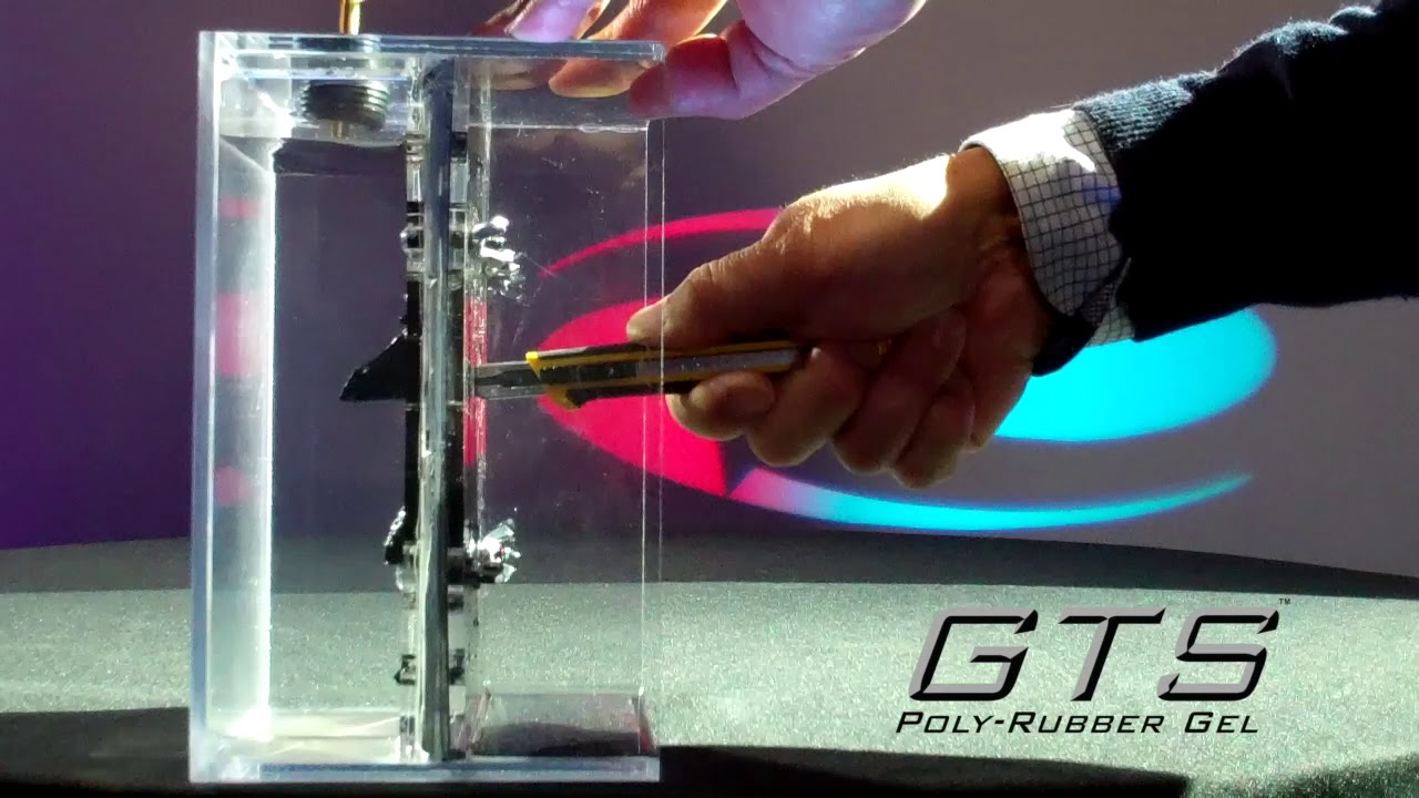 GTS Polymer Rubber Gel Cutting Demo - YouTube