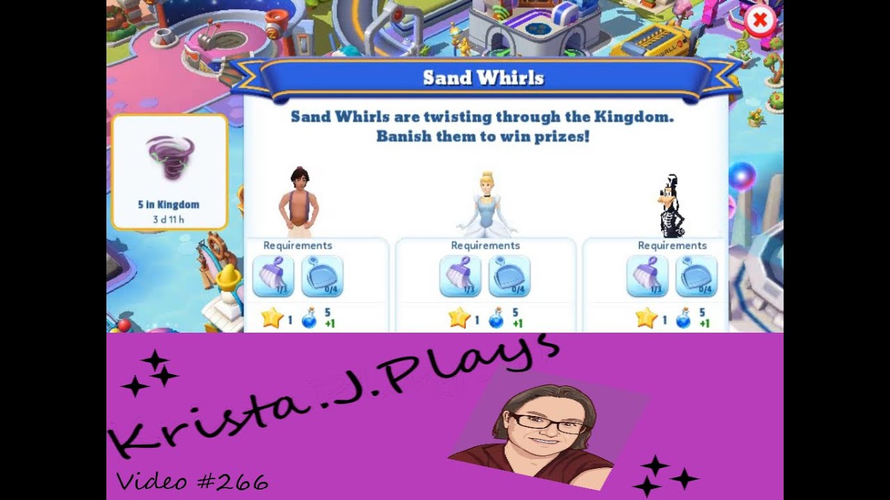 Disney Magic Kingdoms | Sand Whirls Event Day 1 Video #266 (Played 9/30 ...