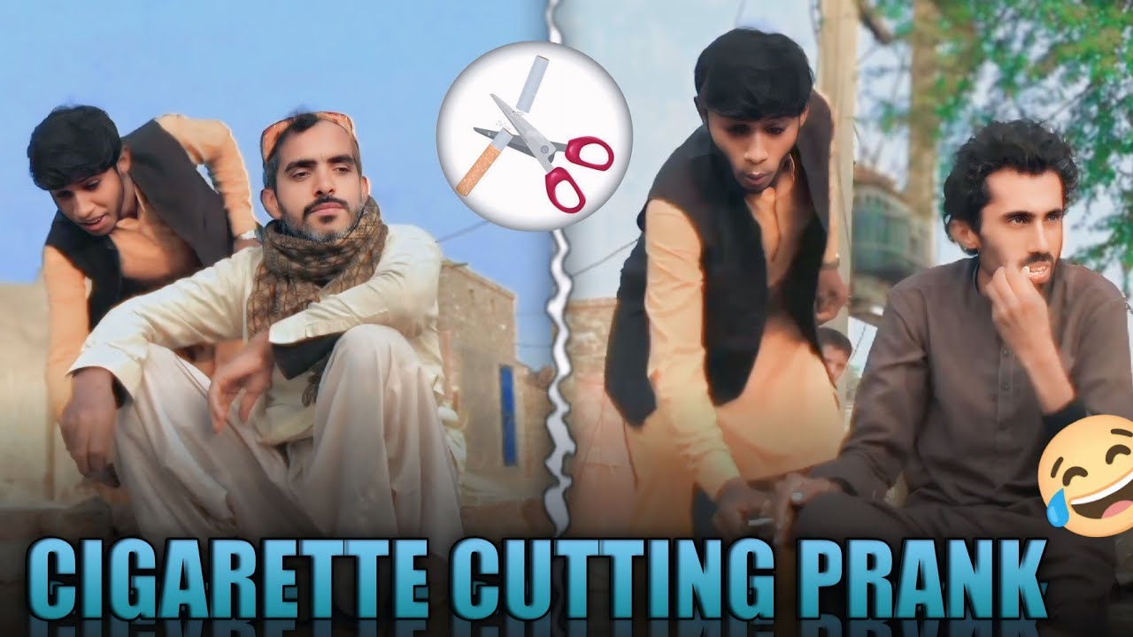 Cigarette Cutting Pranks || Cigarette Prank In Public || Funny Videos ...