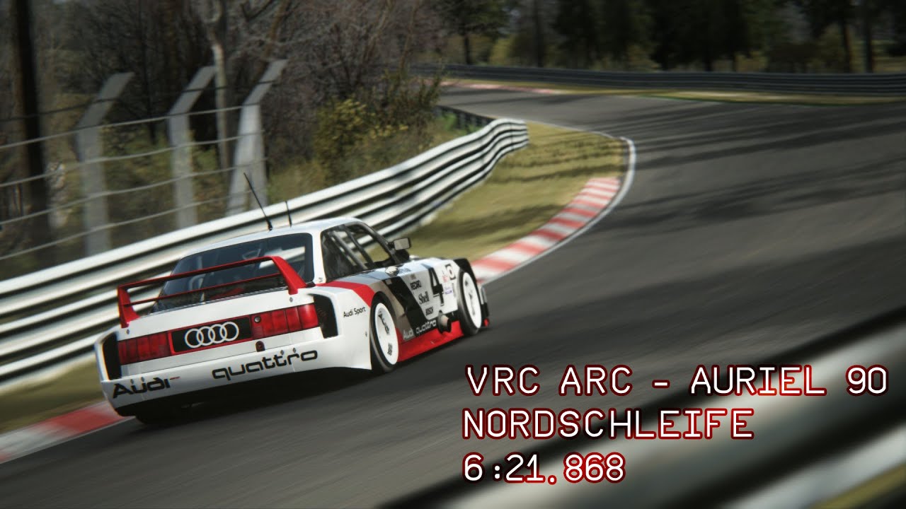 AC - Nordschleife - VRC ARC - Auriel 90 - 6:21.868 - YouTube