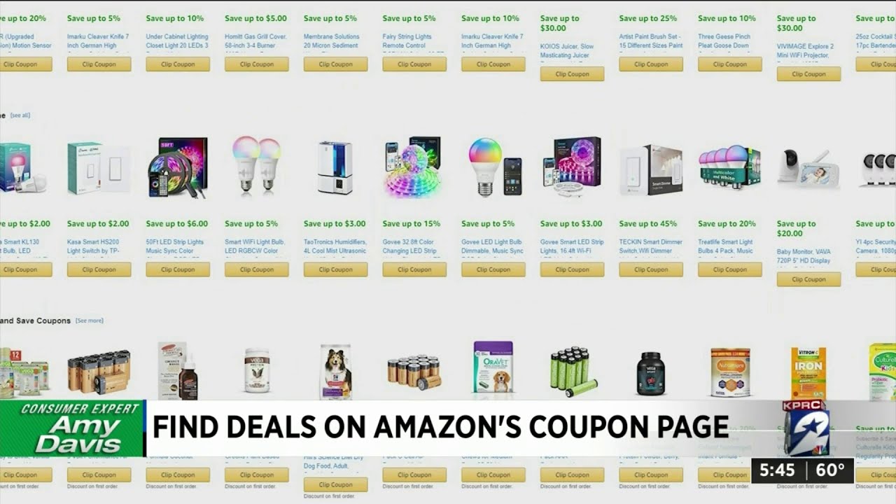 Find deals on Amazon's coupon page - YouTube