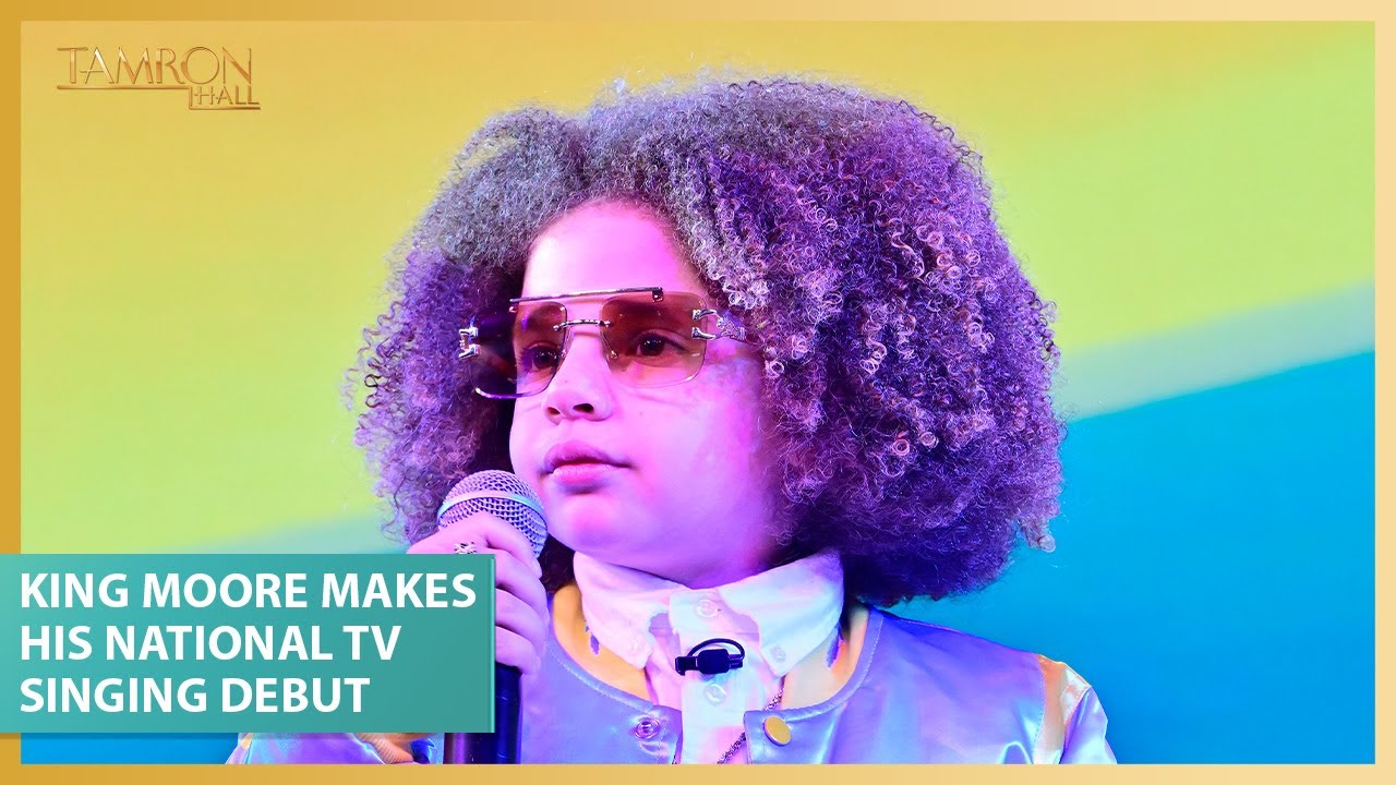 King Moore Makes His National TV Singing Debut on “Tamron Hall” - YouTube