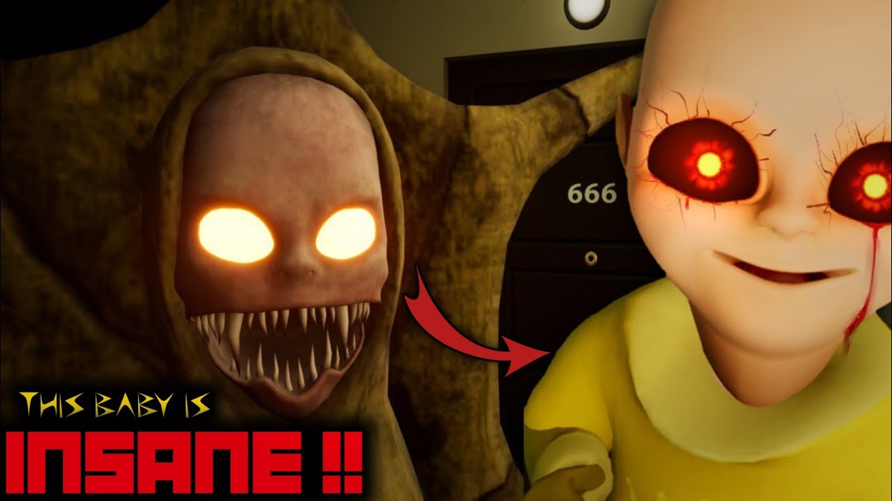 THIS BABY SUCKS !! || ESCAPING FROM THIS SCARY BABY || BABY IN YELLOW ...