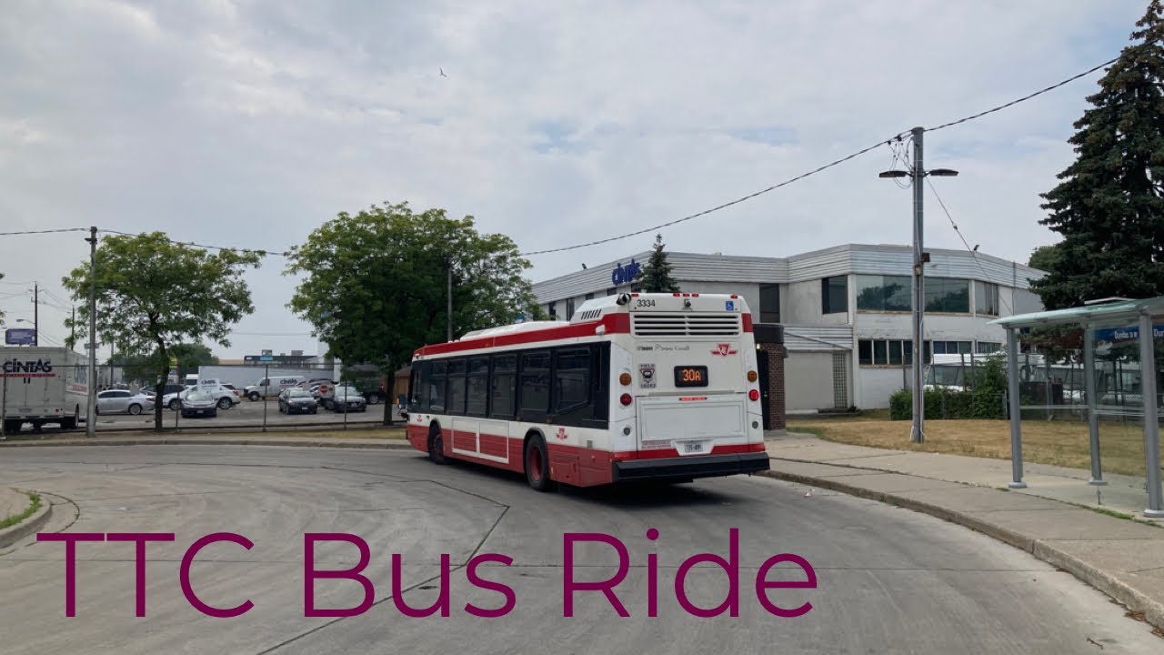 Very Short Toronto TTC Bus Ride on Route 30 High Park 07/05/2022 - YouTube