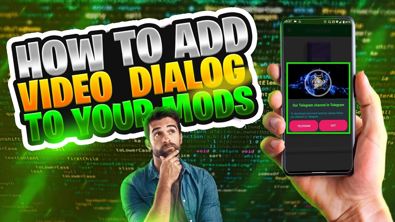 How to add video dialog to your mods - YouTube