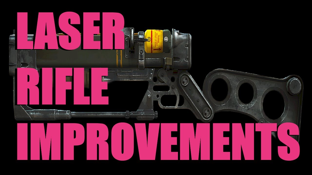 Fallout 4 Mod Review - Laser Rifle Improvements - YouTube