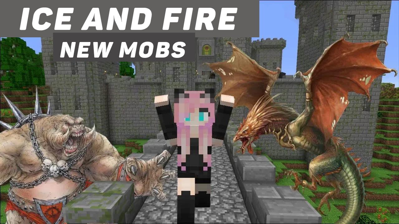 Ice and Fire mod update. Tutorial. New mobs. (Minecraft java) - YouTube