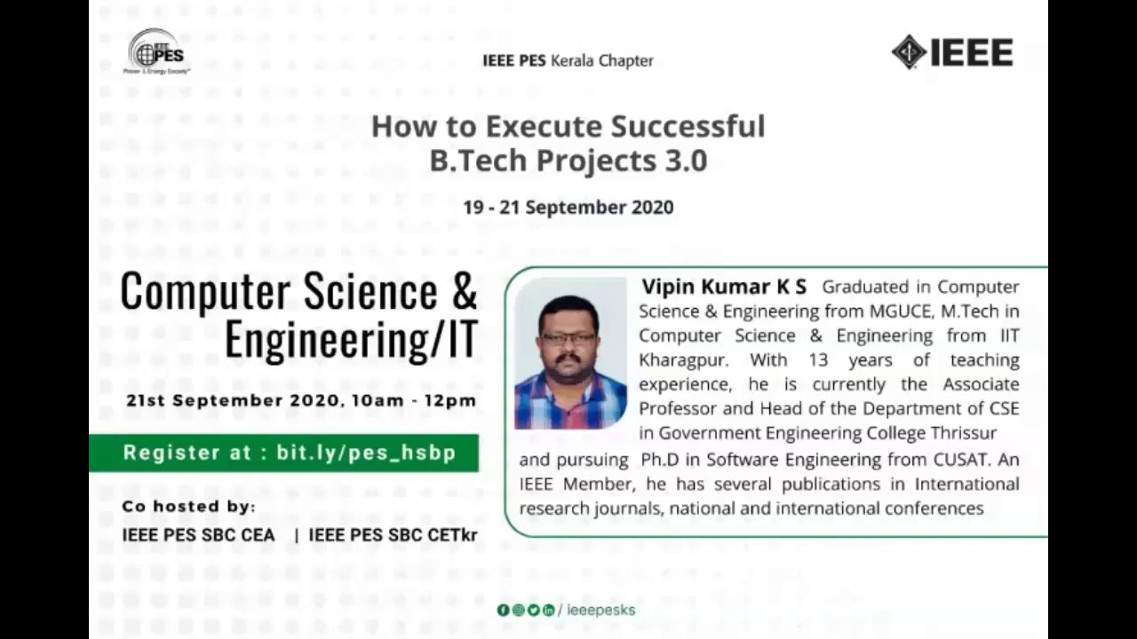 How to Execute Successful B.Tech Projects 3.0; CSE & IT - YouTube