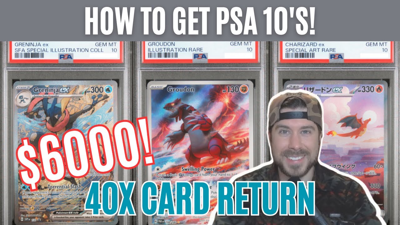 HUGE $6000 PSA Pokemon Return: How to Pre-grade Your Cards! [Grading ...