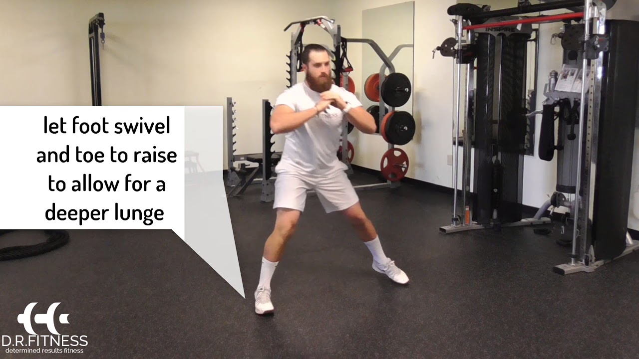 Lateral Lunge (How To) Demonstration by Determined Results Fitness ...