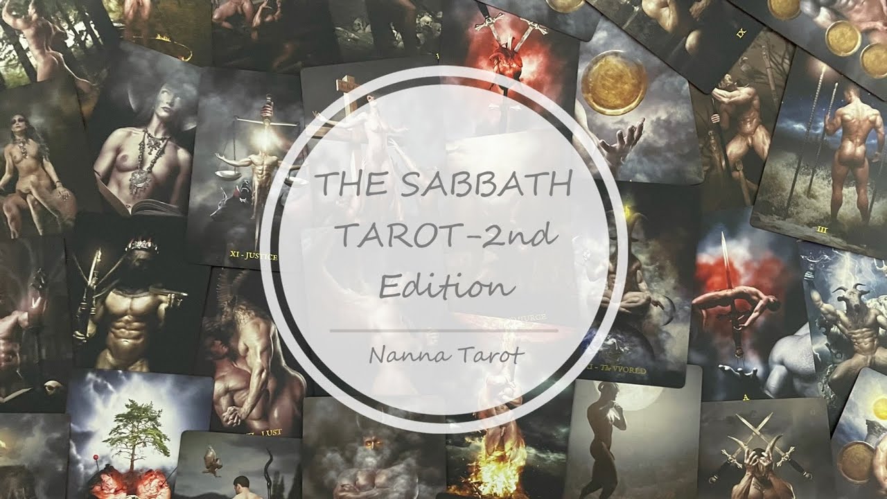 開箱 🥀 安息日塔羅牌-豪華版 • The Sabbath Tarot - 2nd Edition // Nanna Tarot - YouTube