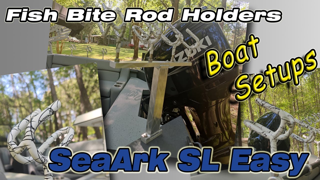 Fish Bite Rod Holders: SeaArk SL Easy - YouTube