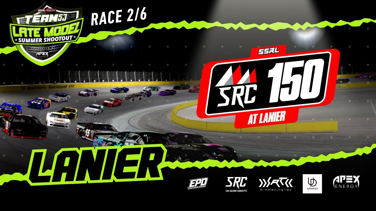 Sim Racing Concepts 150 from Lanier - YouTube