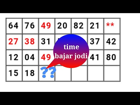 time bajar jodi fix ~31/01/2018 - YouTube