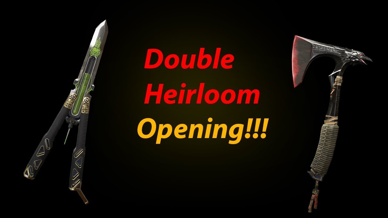 Octane Double Heirloom Opening! - Apex Legends - Season 4! - YouTube