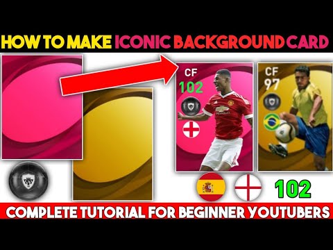 HOW TO MAKE ICONIC BACKGROUND CARD AND LEGEND BACKGROUND CARD IN ...