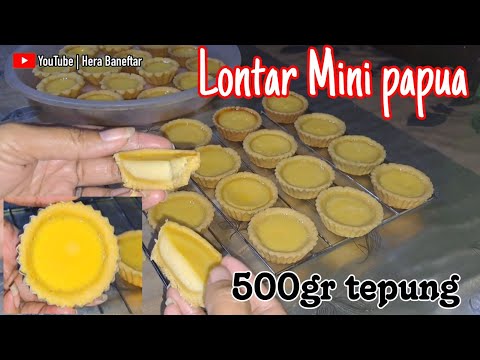 Lontar Mini Papua (Pie susu) | 500gr Tepung jadi segini ⁉️
