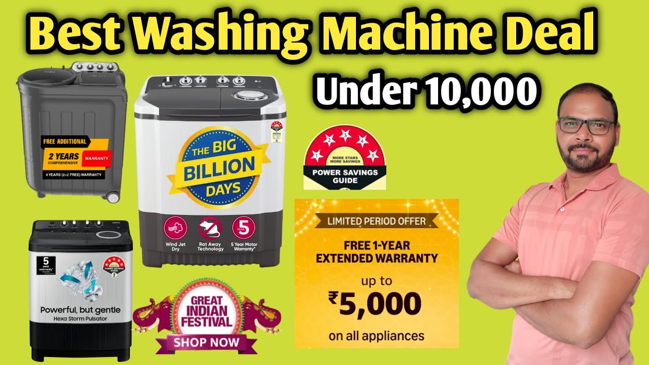 Best Semi Automatic Washing Machine Under 10000 in 2025 - YouTube