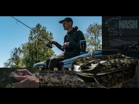 Nash manager Alan Blair & his RT4 Baitboat in action - custom Airbrush Design I carp fishing france
