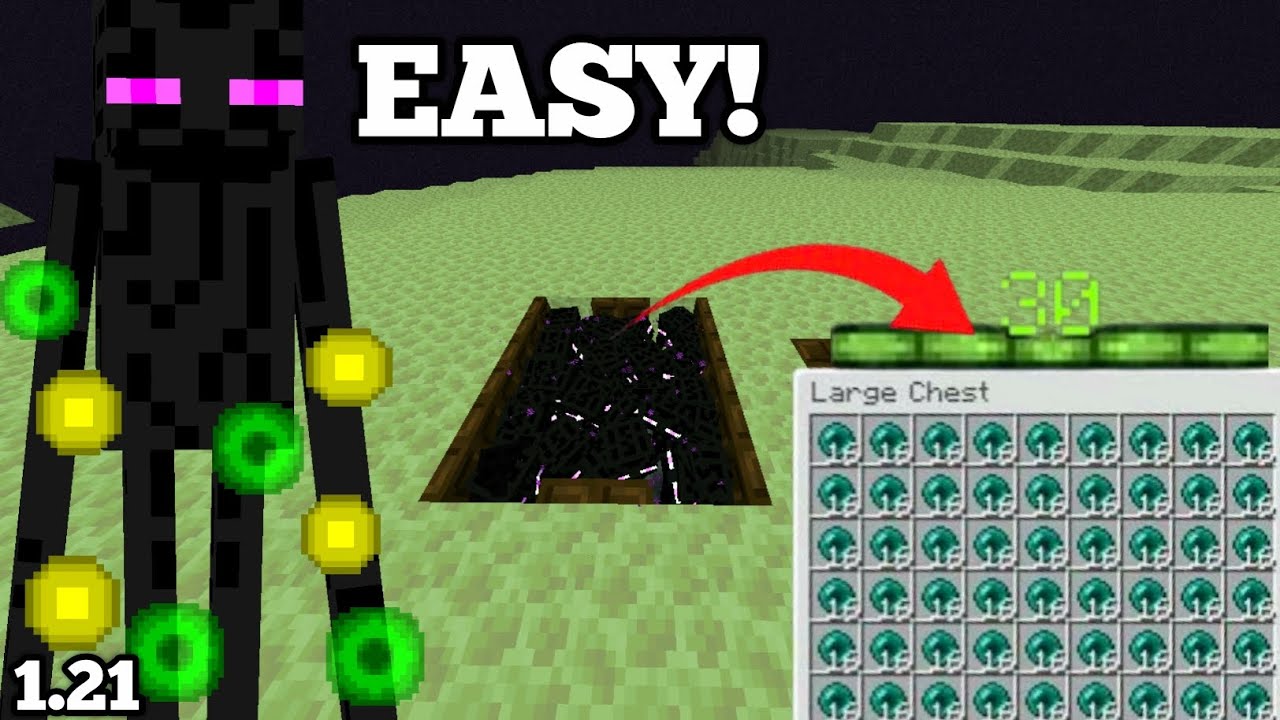 Easy Enderman XP Farm 1.21: Get Levels Fast! - YouTube