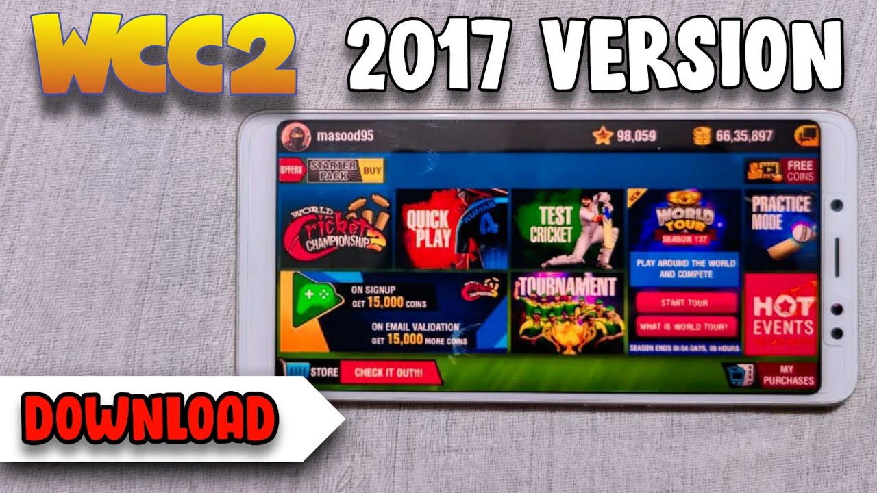🔥 WCC2 Download 2017 Version 2.7.8 !! No Hack Game file !! Full Install ...