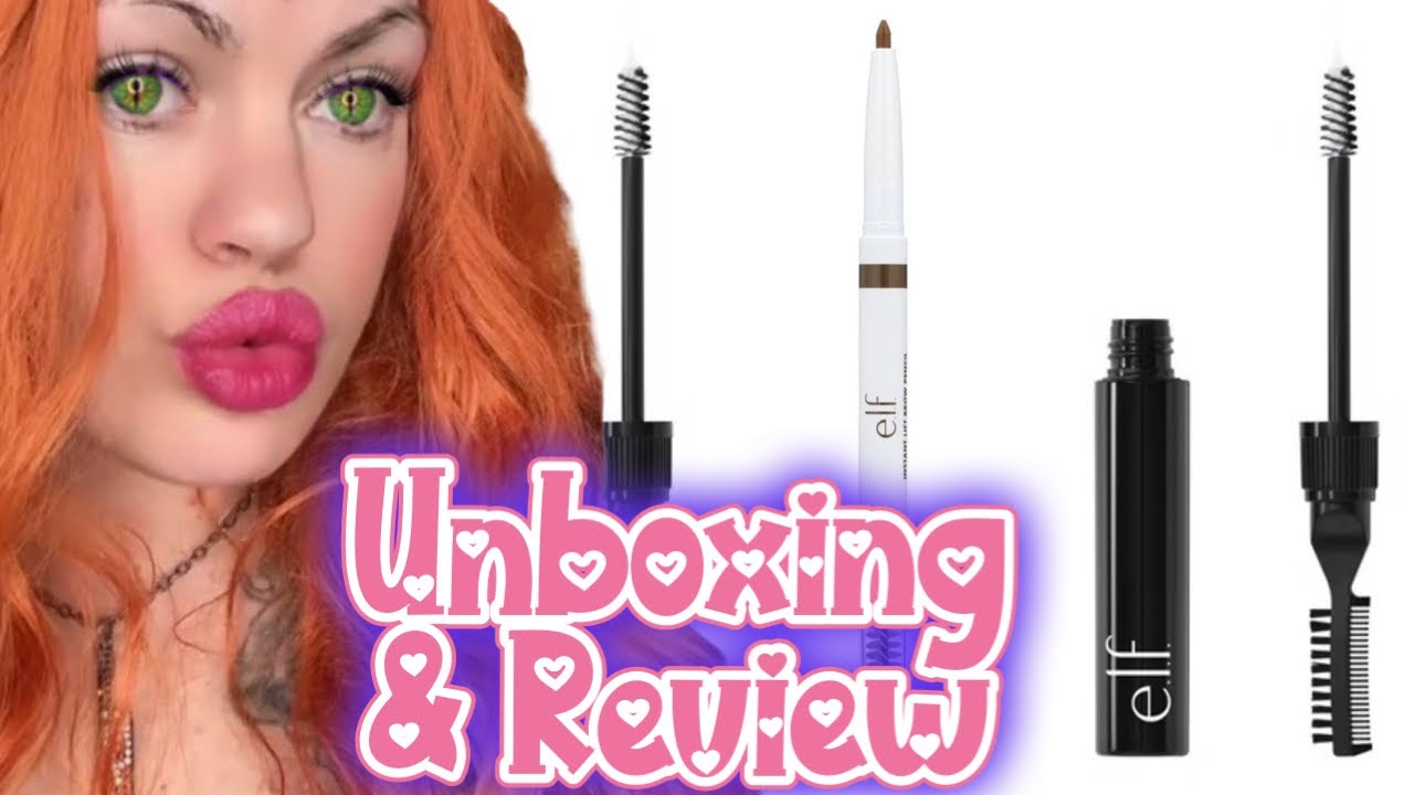ELF Brow Laminating Gel & Instant Lift Brow Pencil Unboxing and Review ...