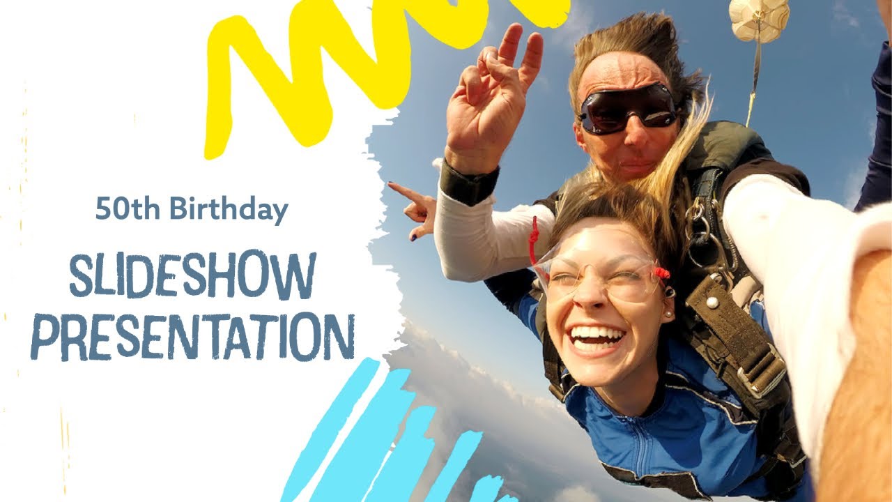 50th Birthday Slideshow Presentation | animated slideshow video for ...
