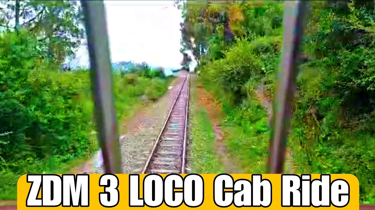 Train Driver Cab Scary view of train in Mountains - YouTube
