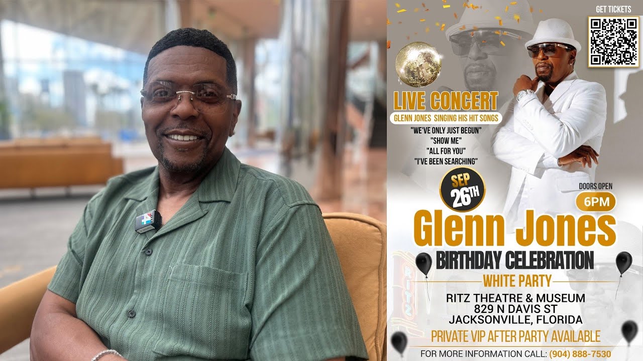 R&B singer Glenn Jones returns home to Jacksonville, celebrating ...