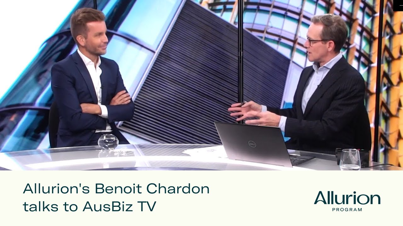 Allurion's Benoit Chardon talks to AusBiz TV - YouTube