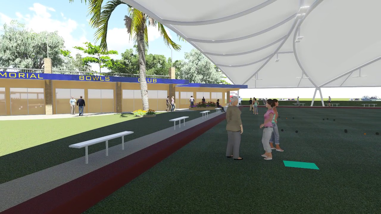 Lawn Bowls - Aspley Memorial Bowls Club - 'Dome' Fabric roof structure ...