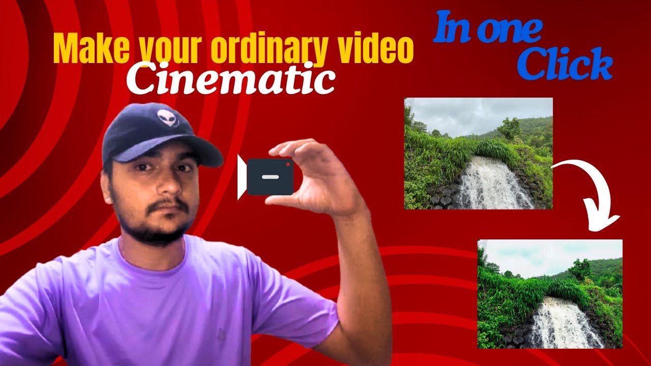 How to make a video cinematic in one click - YouTube