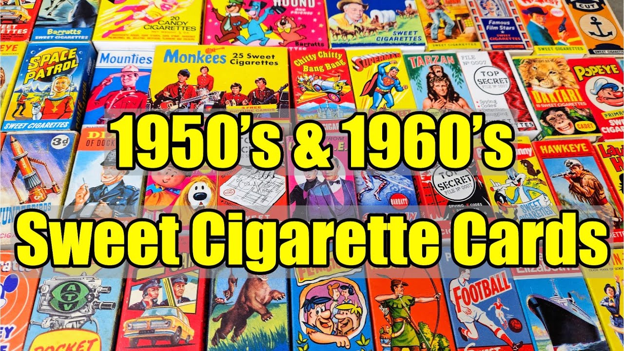 Vintage - 1950s & 1960s - Sweet Cigarette Cards - Albums & Boxes - An ...