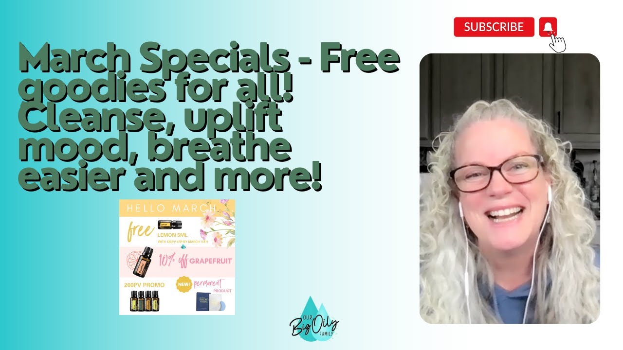 March Specials - Free goodies for all! Cleanse, uplift mood, breathe ...