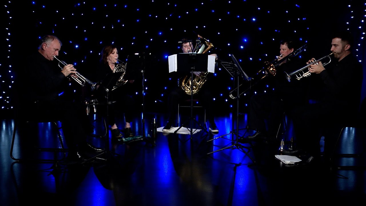 Beaverton Community Band Brass Quintet - Holiday Music - YouTube