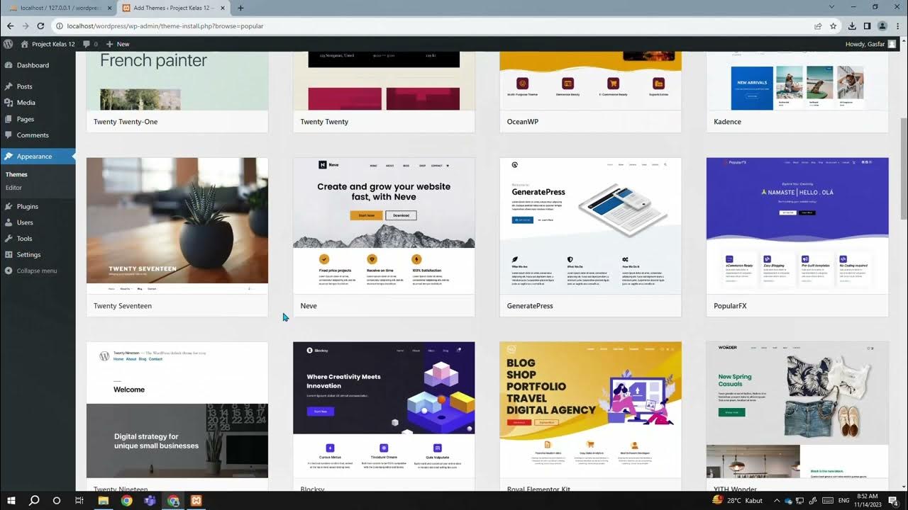 Cara membuat Website menggunakan Wordpress - YouTube