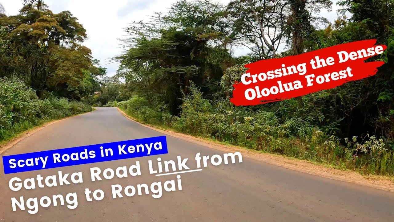 Scary Road👹 Linking Ngong to Rongai | Tarmacked Gataka Rd - YouTube