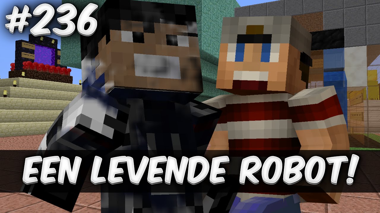 Minecraft survival #236 - EEN LEVENDE ROBOT! - YouTube