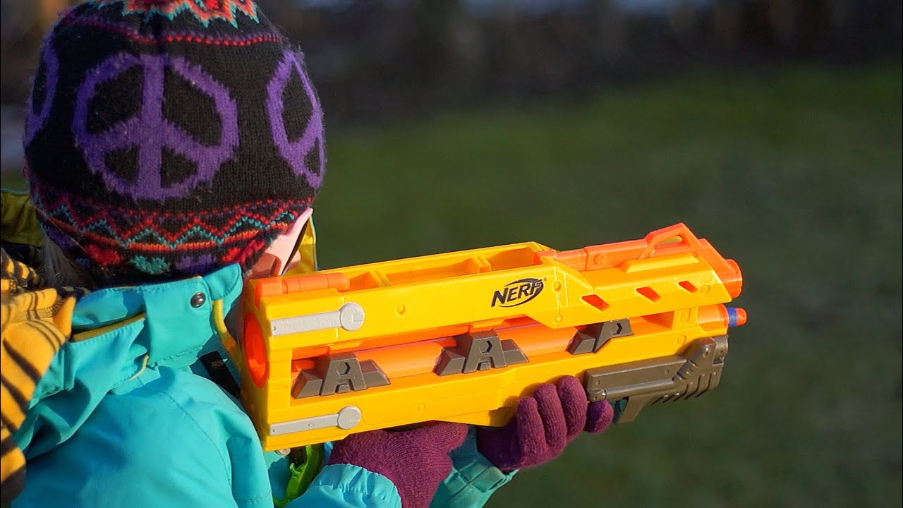 Just Nerfing Around (Nerf N-Strike CS-6 Longshot) - YouTube