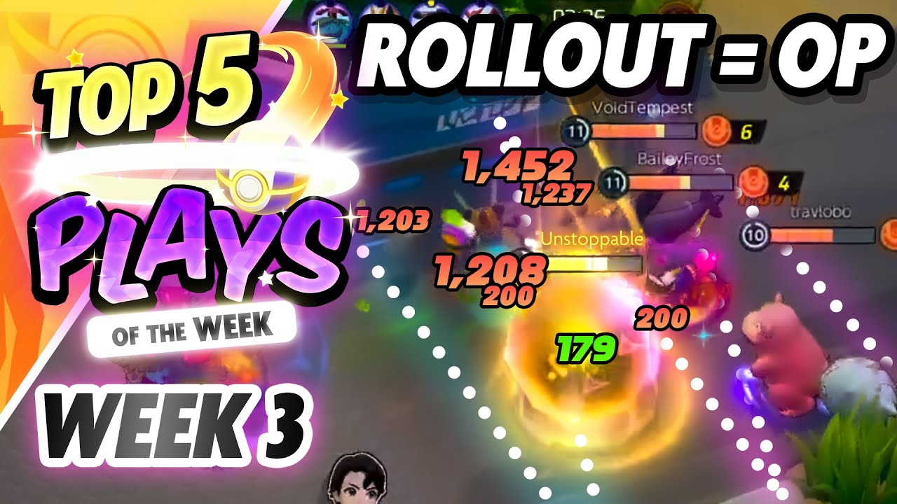 ROLLOUT WIGGLYTUFF is INSANE! The BEST Pokemon Unite Montage! Top 5 ...