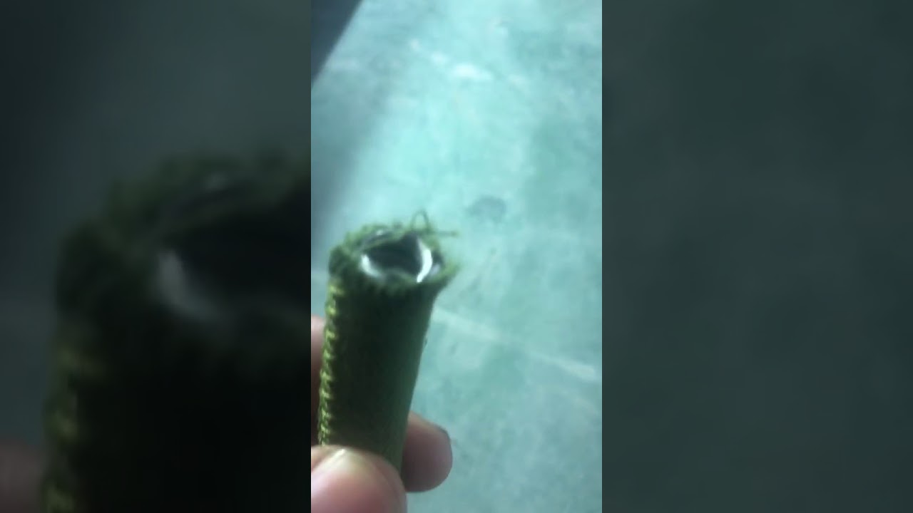 COT Fabric cloth covered hose corrugated tube cutting machine - YouTube