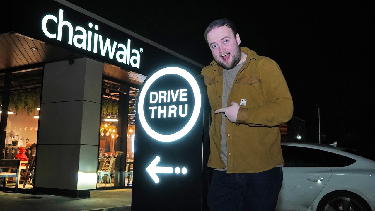 WE TRY THE UK'S FIRST INDIAN DRIVE THRU | FOOD REVIEW CLUB - YouTube