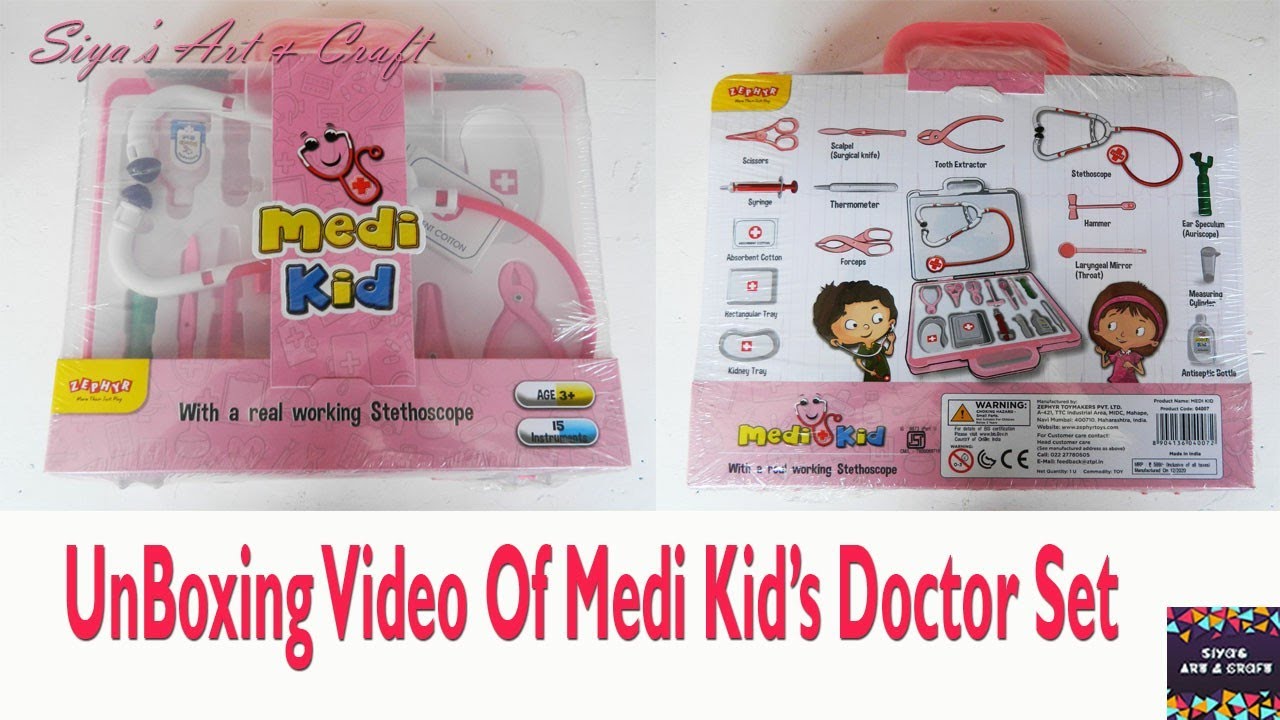 Medi-Kid Doctor set Unboxing - YouTube