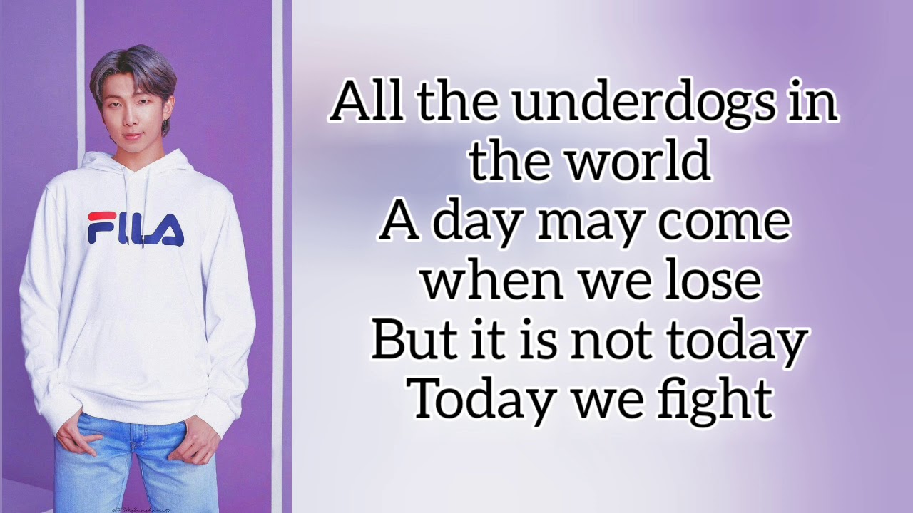 Not today lyrics [Bts] - YouTube