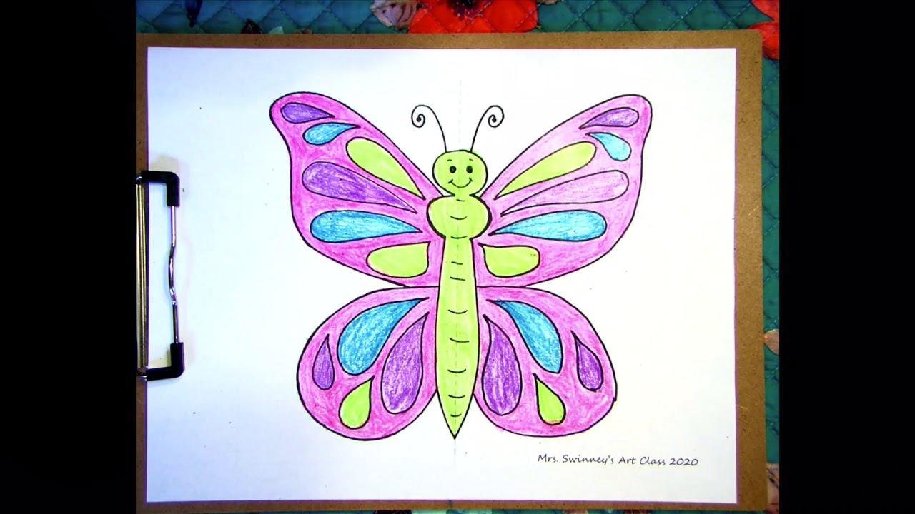 Drawing Symmetrical Objects - YouTube