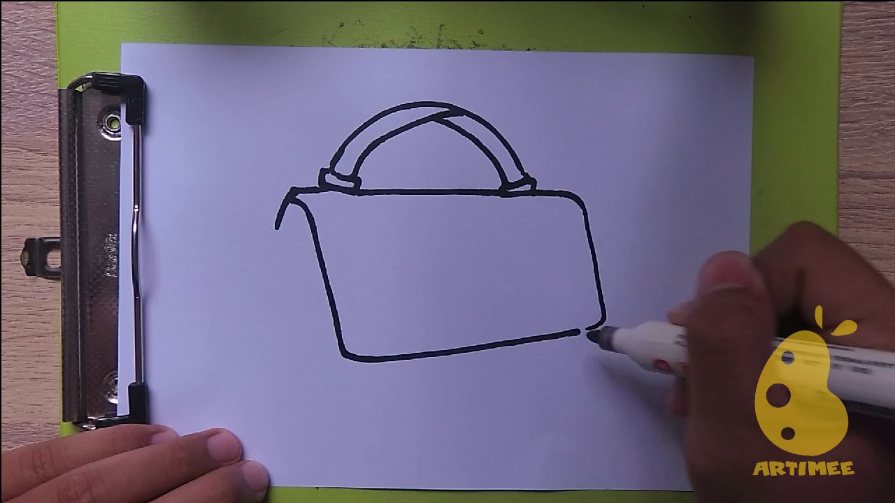 How to Draw handbags - YouTube