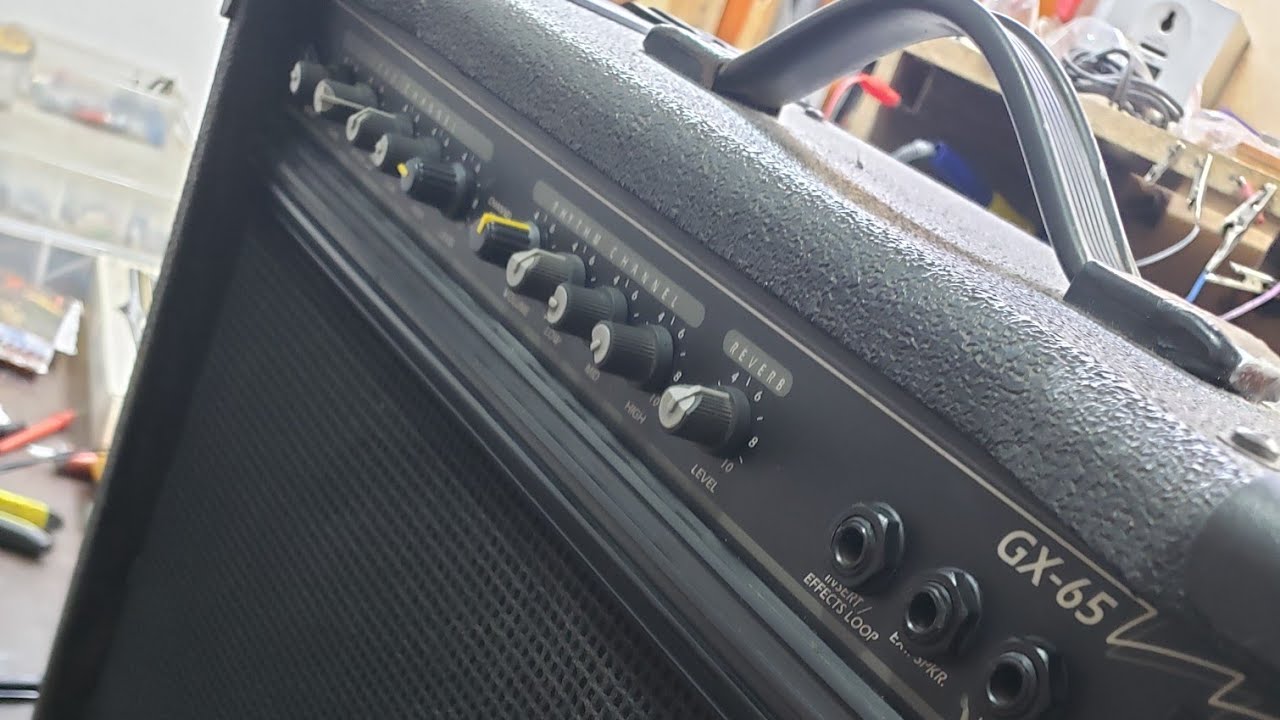 Revisão potenciometros troca de tela Crate GX65 - YouTube